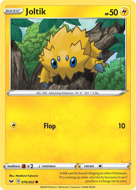 Joltik 070202 Sword And Shield Pokemonkaartnl