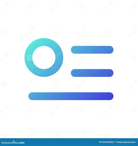 Menu Notification Pixel Perfect Gradient Linear Ui Icon Stock Vector Illustration Of Digital