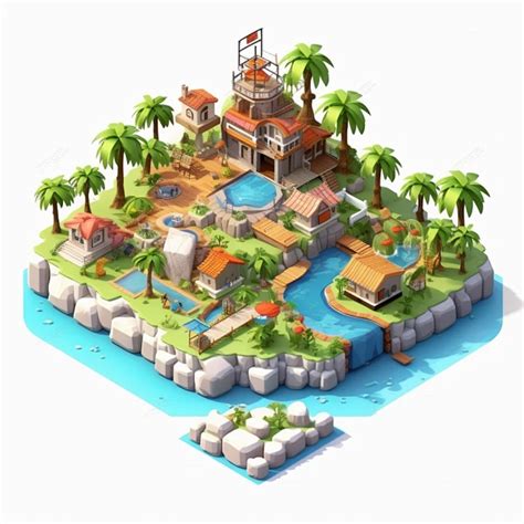 卡通小镇 45 花瓣网