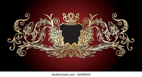 Heraldic Shield Stock Vector Royalty Free 56490592 Shutterstock