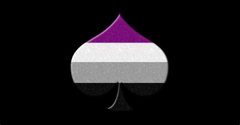 Large Ace Symbol In Asexual Pride Flag Colors Asexual Pride Posters