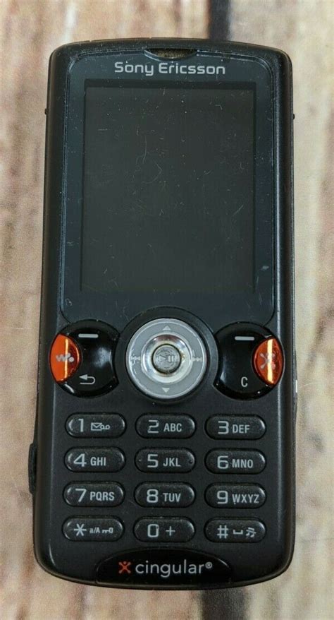 Camera Sony Ericsson Walkman W810i Black Cingular Wireless Phone Mp3 Player