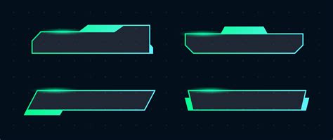 futuristic lower third element stream overlay template 21509479