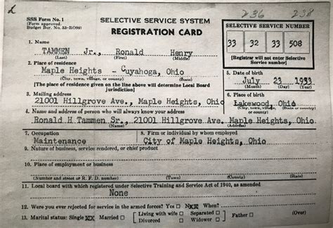 Selective Service Registration A Good Man Is Hard To Find — My Search