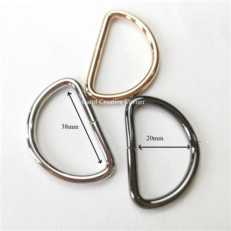 By Piece Metal D Ring D Ring Bag Buckle Diy Bag Accessories Shopee