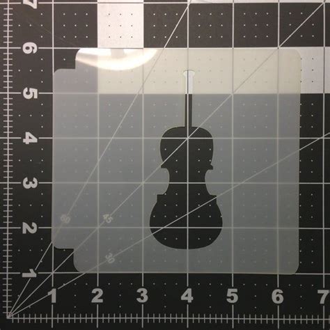 Violin 100 Stencil Large Stencils Stencils Drawing Stencils