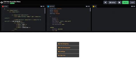 Top 21 Css Collapsible Menus Examples Webtopic