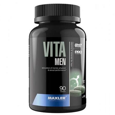 Мультивитамины для Мужчин, Vita Men 90 таблеток → Maxler ᐈ Купить в ...