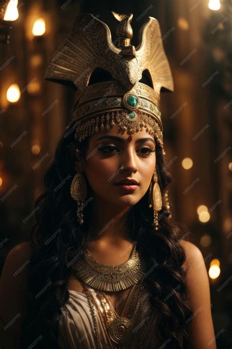 Premium Ai Image Ancient Sumerian Mythology Inannaancient Sumerian Mythological Goddess