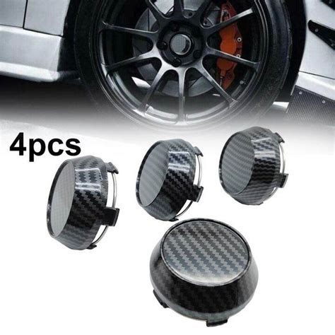 Kit Car Wheel Center Cap Replacement Universal 4 Pcsset 60mm Abs