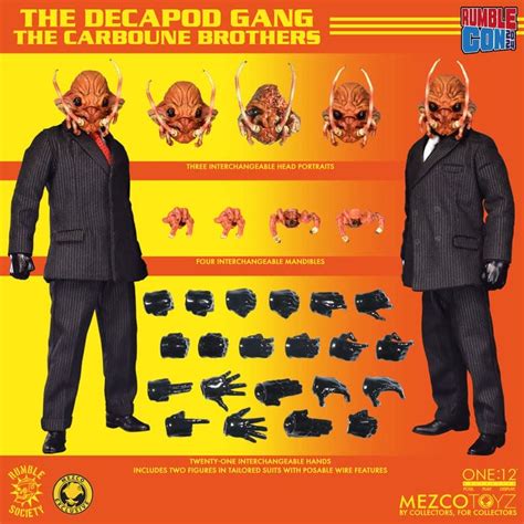 Mezco Debuts Rumblecon Exclusive The Decapod Gang One12 Figures