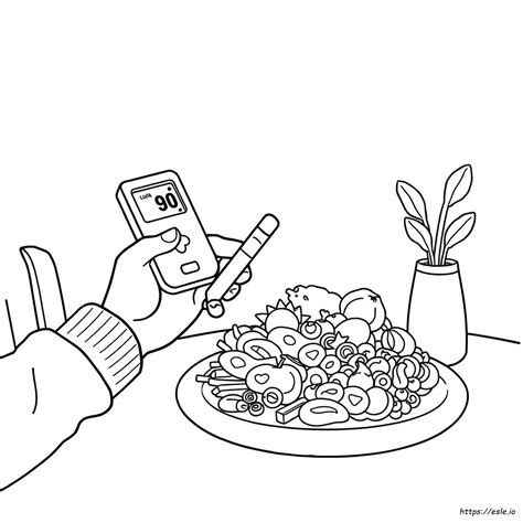 Diabetes Coloring Pages