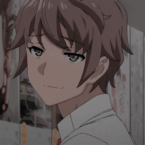 An Anime Character With Brown Hair And Blue Eyes