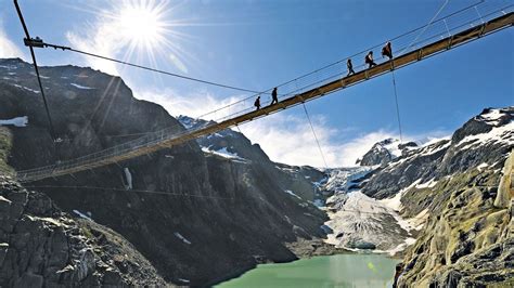 Trift Bridge A Spectacular Footbridge Switzerland Tourism
