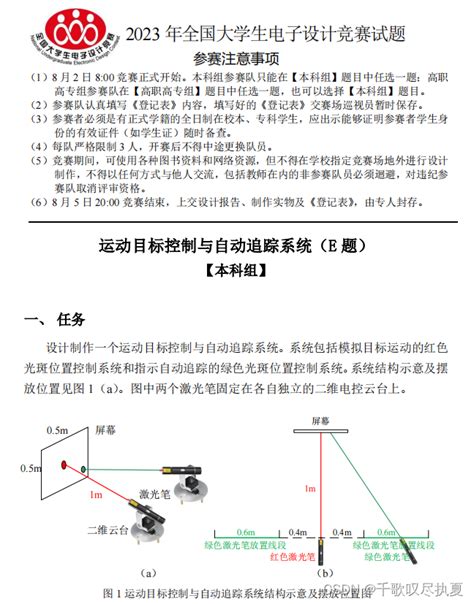 2023 全国大学生电子设计竞赛题目 2023年电赛a题 csdn博客