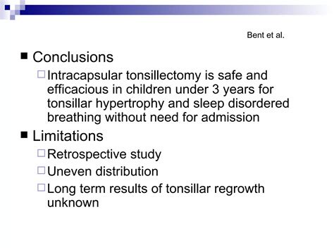 Tonsillectomy Slides 050427 Ppt