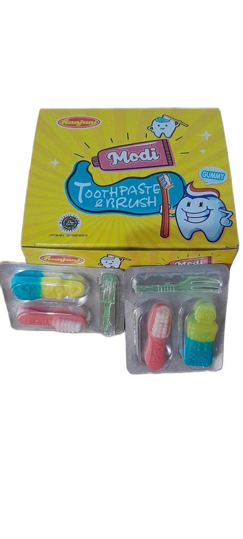 Permen Jellyranjani Modi Toothpaste 1 Box Isi 24 Pcs Lazada Indonesia