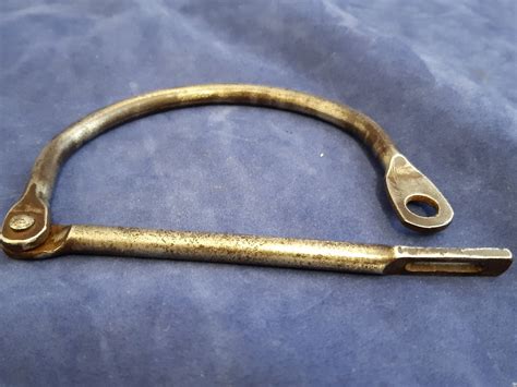 Vintage Original Ww1 Ww2 Steel British Military Kit Bag D Lock