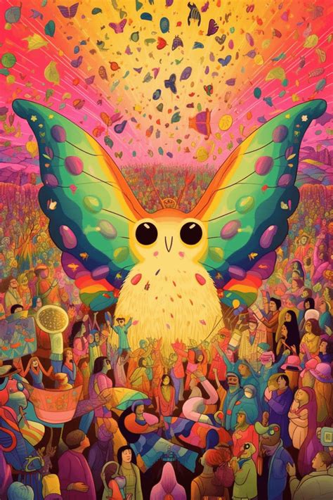 Pride Moth R Mjpromptbot