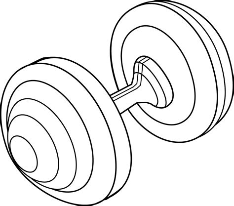 Weights Drawing Easy At Arthur Haskell Blog