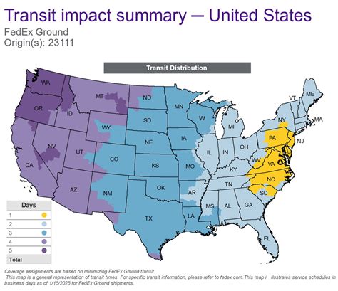 Fedex Ground Delivery Time Map All Are Here