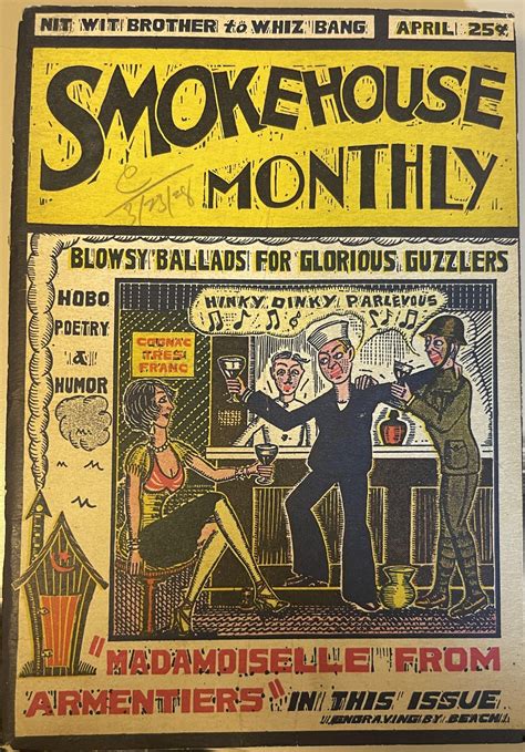 One More Issue Of Smokehouse Monthly The Nit Wit Brother To Capt Billys Whiz Bang Fawcetts