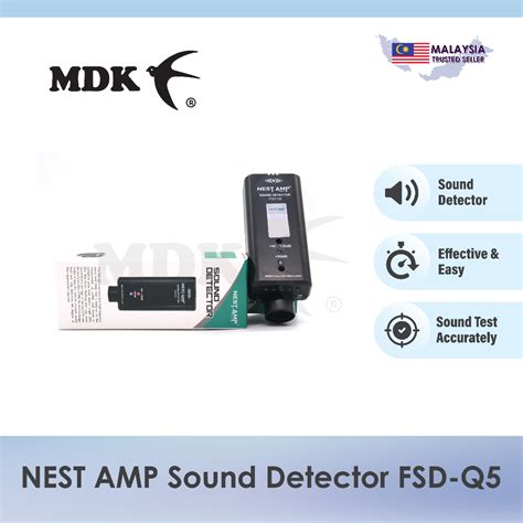 Nest Amp Sound Detector Fsd Q5 Tweeter Faulty Checker Rumah Burung