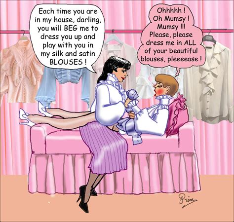 Carly Belles Crossdresser Corner Sissy Art By Prim