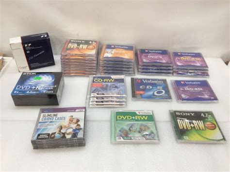 Verbatimsonytdk Mixed Brand And Model Cd Rcd Rwdvdr Dldvdrwdvdr