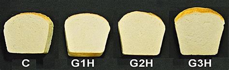 Cross Sections And External Appearances Of Control And Bread Samples