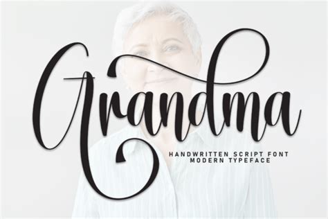 Grandma Font By Roronoa Zorospd · Creative Fabrica Script Fonts