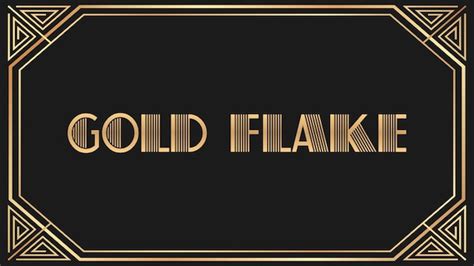 Premium Photo Gold Flake Jazz Gold Text