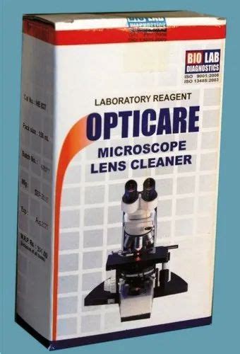 Microscope Lens Cleaning Solution Opticare Packaging Type Bottle