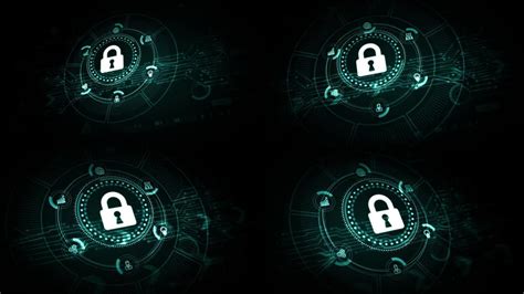 网络安全数据保护业务技术隐私概念视频素材下载