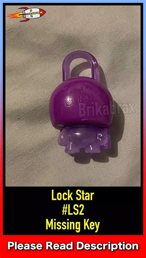 Hasbro Lock Star Ls2 Missing Key Purple Monster Lock