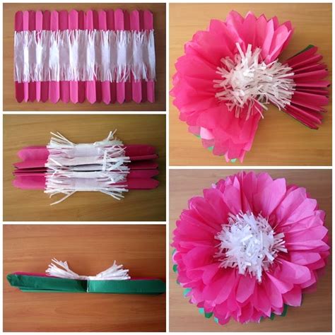 Como Hacer Flores Con Papel De Seda At Dora Self Blog