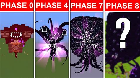 All Stages And Phases Of The Wither Storm In Minecraft Youtube
