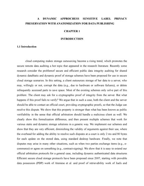 Sensitive Label Privacy Preservation With A Dynamic Approchess