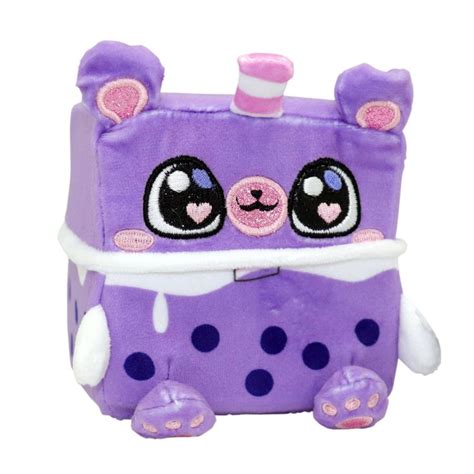 Cubeez Plush Boba 10cm Stackable Squishy Memory Foam Soft Toy Fun Collectible With Quirky
