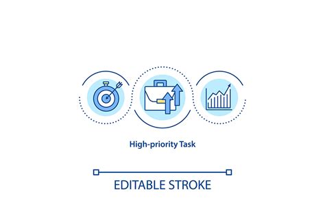 High Priority Task Concept Icon Graphic By Bsd Studio Creative Fabrica