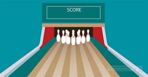 Bowling Ball And Bowling Pins Illustration Vector Stock 3315399