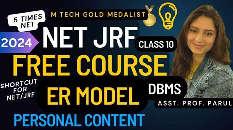 Er Model In Dbms Class 10 Net Jrf Free Course Youtube
