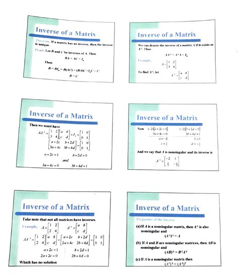 SOLUTION: Inverse of a matrix determinants cofactor expansion cramer s rule - Studypool