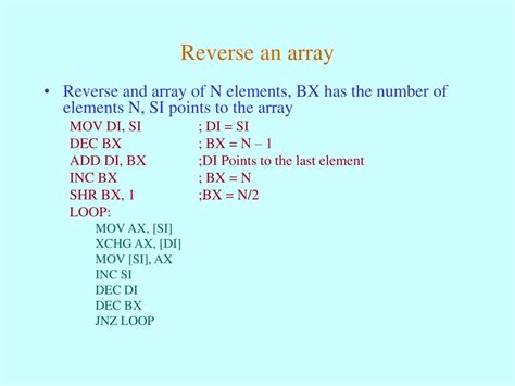 Ppt 4345 Assembly Language Powerpoint Presentation Free Download