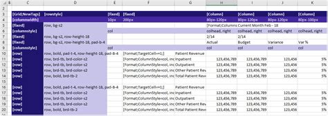 Formatted Grid Component For Axiom Forms