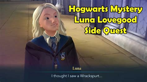 Luna Lovegood Side Quest Harry Potter Hogwarts Mystery Youtube