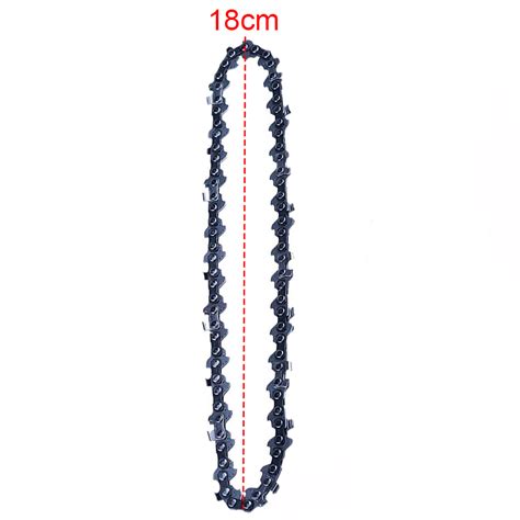 Corrente De Mini Motosserra Reposiçao Metal 4 Polegadas 14 Dentes Corta