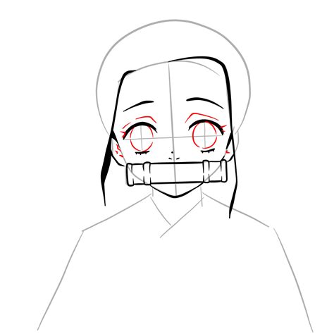 How To Draw Nezuko Kamado S Face SketchOk Demon Slayer Art