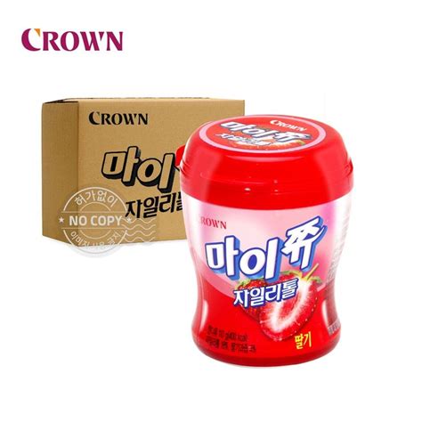 크라운 박스 마이쮸 자일리톨 딸기 110g 24입 홈플러스 택배배송