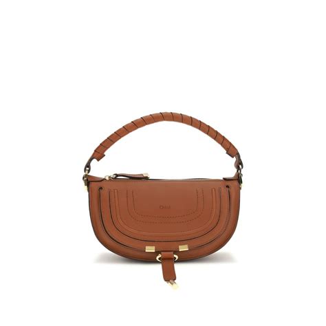 Chloé Brown Calf Leather Bos Taurus Shoulder Womens Bag